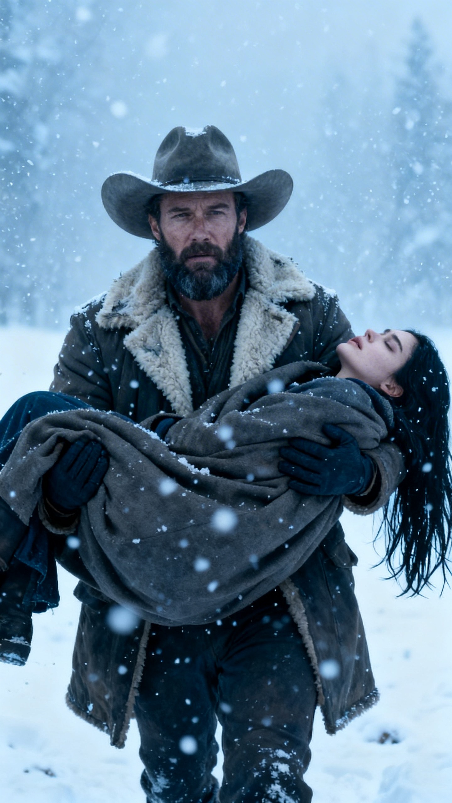 The wind in Montana did not howl that night. It hunted. It came ...